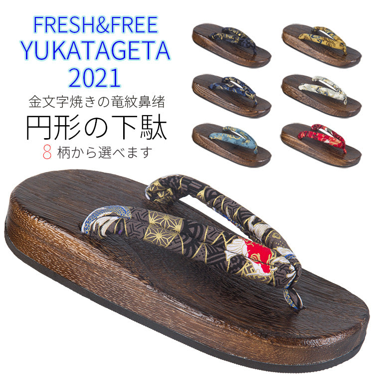 Unisex Yukata Geta Sandals | Traditional Japanese Clothing | Getamashi
