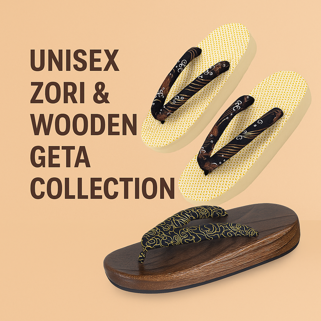 Unisex Zori & Traditional Wooden Geta Sandals | Getamashi